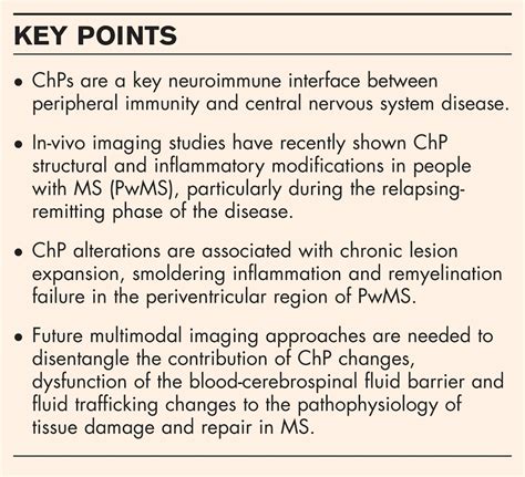 Choroid Plexuses At The Interface Of Peripheral Immunity And