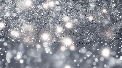 Premium Photo Light Grey Silver Sparkling Background