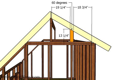 Fitting The Gable End Supports MyOutdoorPlans