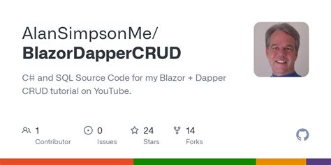 github alansimpsonme blazordappercrud c and sql source code for my blazor dapper crud