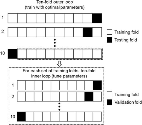 Schematic Overview Of The Tenfold Cross Validation Within Each Tenfold Download Scientific