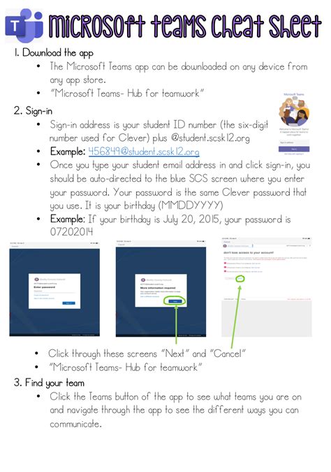 Microsoft Teams Cheat Sheet Sharepoint Online Cheat Sheet Images