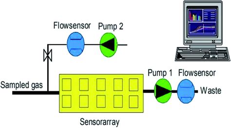 Pen3 Portable Electronic Nose Gas Flow Diagram Airsense Analytics Download Scientific Diagram