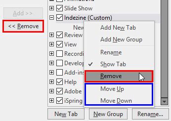 Reordering And Removing Ribbon Tabs In PowerPoint For Windows