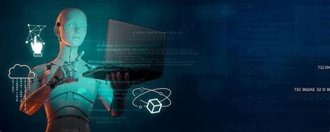 Ai 로봇 프로세스 자동화 Rpa 보안 클라우드 디지털 기술 미래 배경 글로벌 온라인 네트워크 통신 Iot 스마트 시티의 3d