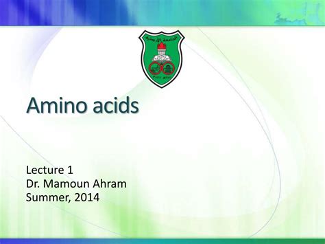 Ppt Amino Acids Powerpoint Presentation Free Download Id3960157