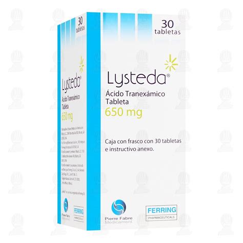 Lysteda 650 Mg 30 Tabletas