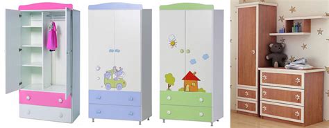 Гардероби и скринове за бебешка и детска стая от