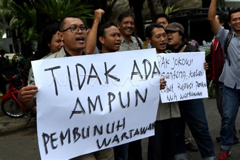 Aksi Solidaritas Jurnalis Antara Foto