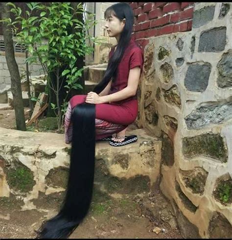 Pin Oleh Mike Eceer Di Super Long Hair Rambut Sangat Panjang Rambut