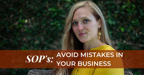 How To Avoid Making Mistakes In Your Business With An SOP Manual We Make Systems Sexy