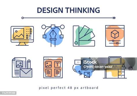 디자인 씽킹 관련 벡터 배너 디자인 개념입니다 글로벌 Multisphere 즉시 사용 가능한 템플릿입니다 웹 배너 웹 사이트