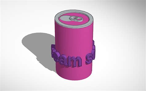 3d Design Finished Cream Soda Tinkercad