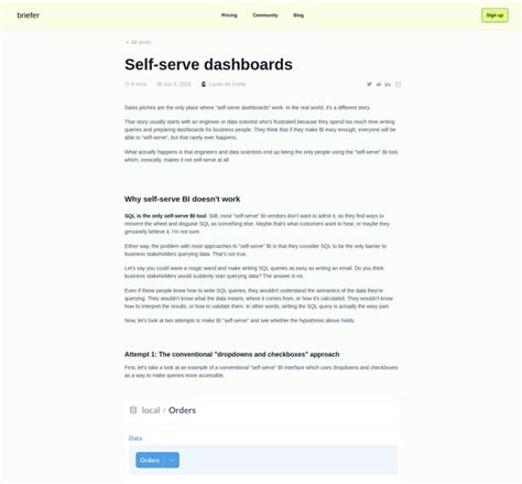 Erik Osterman Cloud Posse On Linkedin The Myth Of Self Service Dashboards Code To Gui And