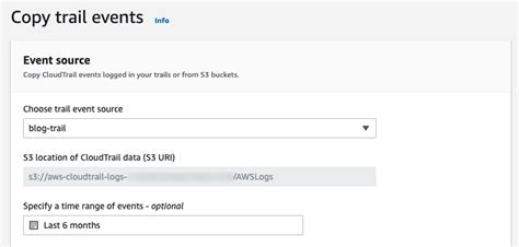 Copy Existing Aws Cloudtrail Trails Events To A Aws Cloudtrail Lake
