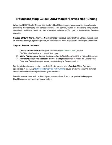 Ppt Resolving Qbcfmonitorservice Not Running Error In Quickbooks Powerpoint Presentation Id