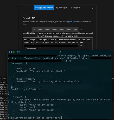 My Openai Api Key Isnt Working In Cursor How To Cursor Community Forum