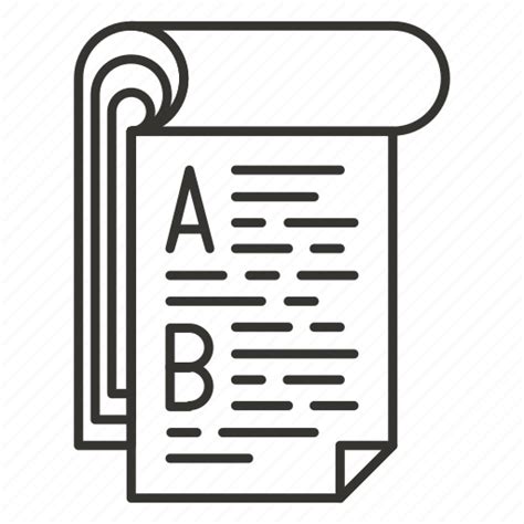 Document Manuscript Message Text Writing Icon Download On Iconfinder