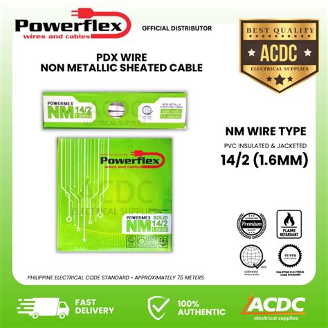 142 16mm 75 Meters Powerflex Pdx Wire Non Metallic Sheathed Cable
