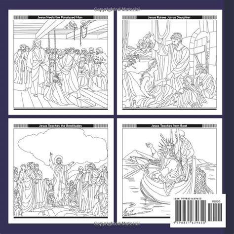 Jesus Heals The Paralytic Coloring Page Christian