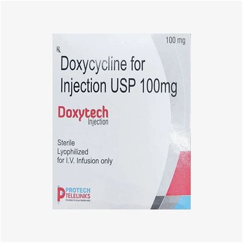 Doxycycline Injection Usp 100mg At 550 Vial In Nagpur ID 2853285185512