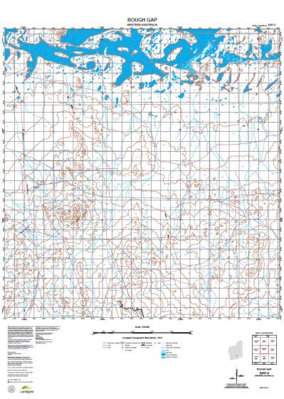 Buy 3437 3 Rough Gap Topographic Map By Landgate 2015 The Chart And Map Shop