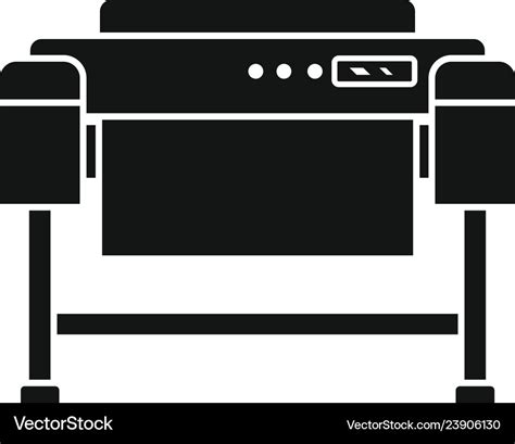 Printer Plotter Icon Simple Style Royalty Free Vector Image