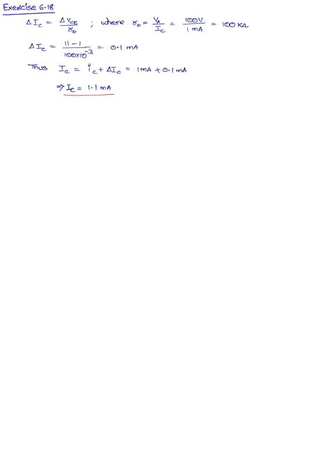 6 18 consider the circuit in fig 6 18 a at vce 1 v vbe is