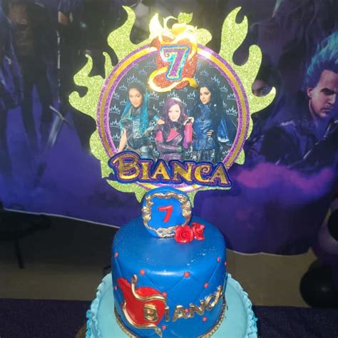Descendants Cake Topper Etsy