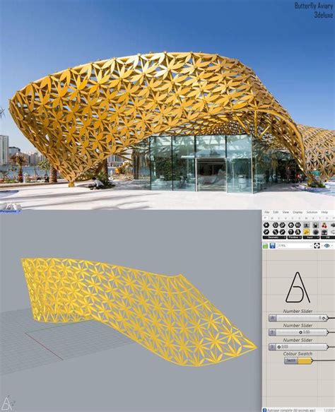 Butterfly Pavilion 3deluxe Parametric Architecture Patterns Artofit