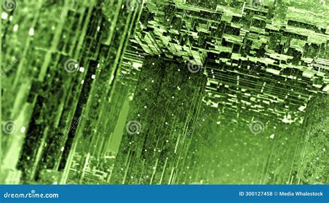 Abstract Blocks Construction Fractal Animation Background Motion Artificial Intelligence