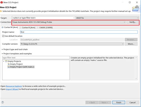 TMDSEMU U CCS尝试连接报错 其他微控制器论坛 其他微控制器 E E 设计支持