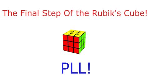 How To Solve A Rubik S Cube Easiest Method Part PLL Permutation Of The Last Layer YouTube