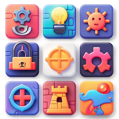 Premium Photo A Colorful Square With A Blue Keychain And A Keychain