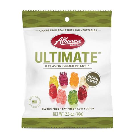 Albanese Worlds Best Ultimate 8 Flavor Gummi Bears 2 5oz
