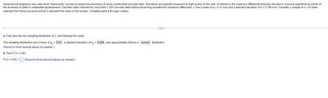 Solved selected from those surveyed and let xˉ represent the Chegg