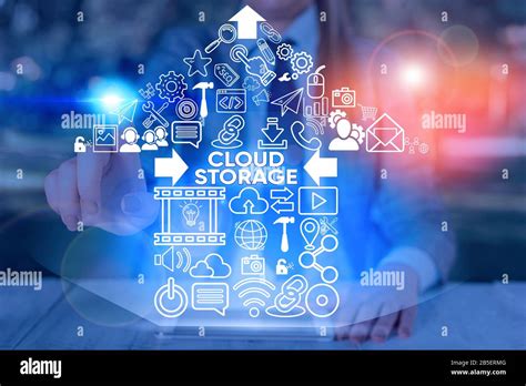 Word Writing Text Cloud Storage Business Photo Showcasing The Digital