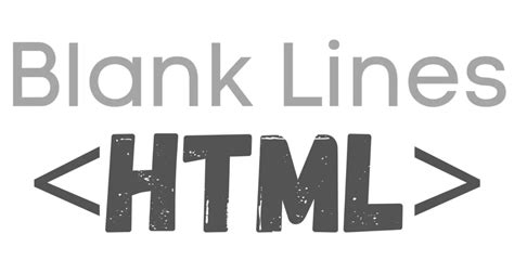 Html Empty Line Formatting Techniques For Clean Web Design