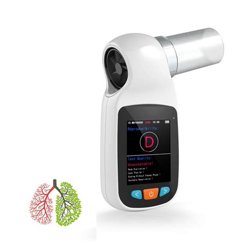 Handheld Spirometer Lung Check Pulmonary Function Spirometry Bluetooth Wish