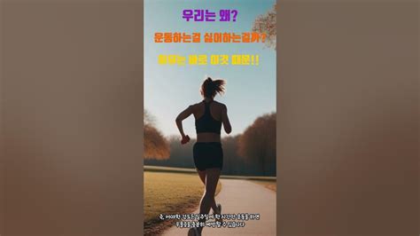 우울증을 해결하는 방법 운동의 뇌과학 삶을 변화시키는 운동의 비밀 삶의 지혜 긍정마인드 마인드셋 부자 성공 변화 Shorts 마인드셋 부자