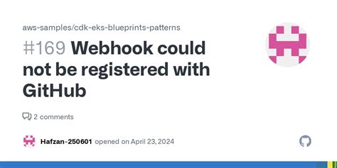 Webhook Could Not Be Registered With Github · Issue 169 · Aws Samples