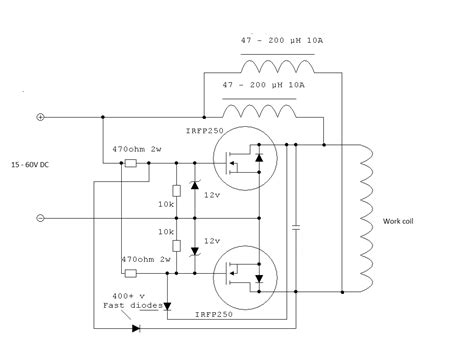 Induction Heater Circuit Schematic Circuit Diagram