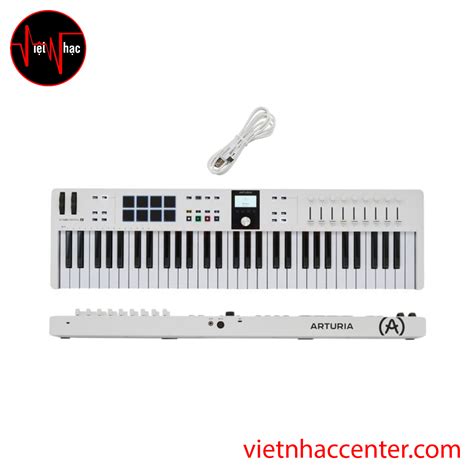 Midi Controller Arturia Keylab Essential 61 Mk3 White Việt Nhạc Center