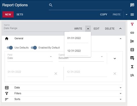 How To Write In Report Options Cosmos Data Technologies