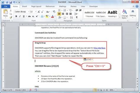 Ways To Quickly Move Texts In Your Word Document