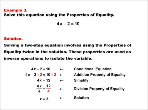 Proofs Using Properties Of Equality