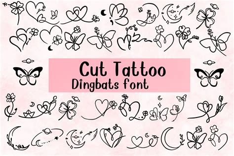 Cute Tattoo Regular Font Xfontspro
