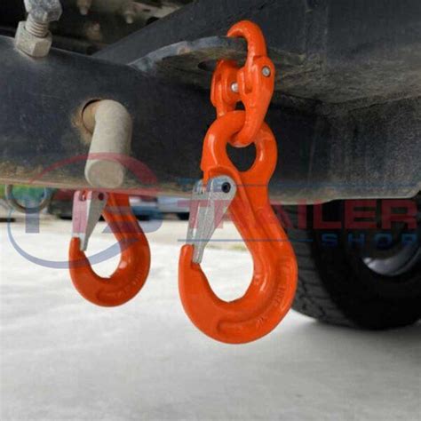 Vehicle Chain Safety Hook Set 8mm The Trailer Shop