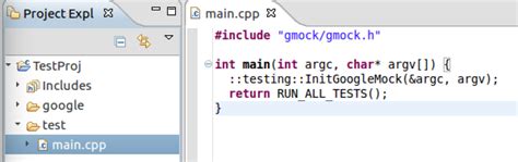 Google Test Google Mock With Eclipse Cdt And Cmake