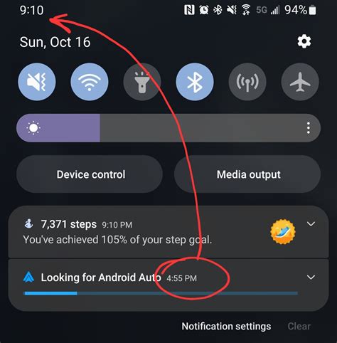 android auto been searching for over 4hrs yellow light and vent flaps
